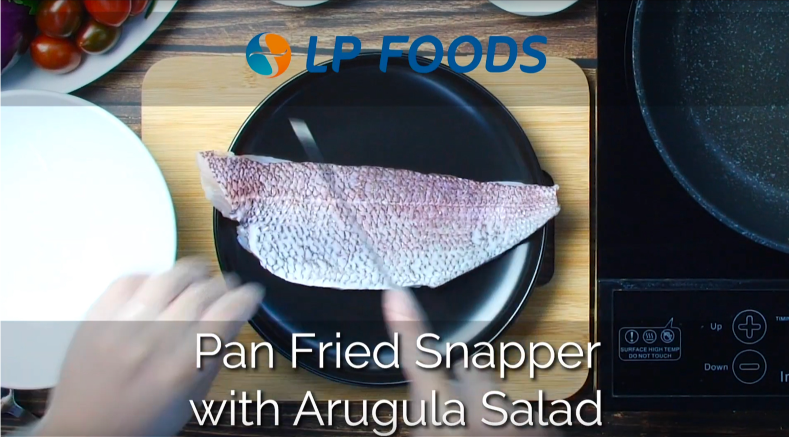Pan Fried Snapper with Arugula Salad - LP Foods Pte Ltd